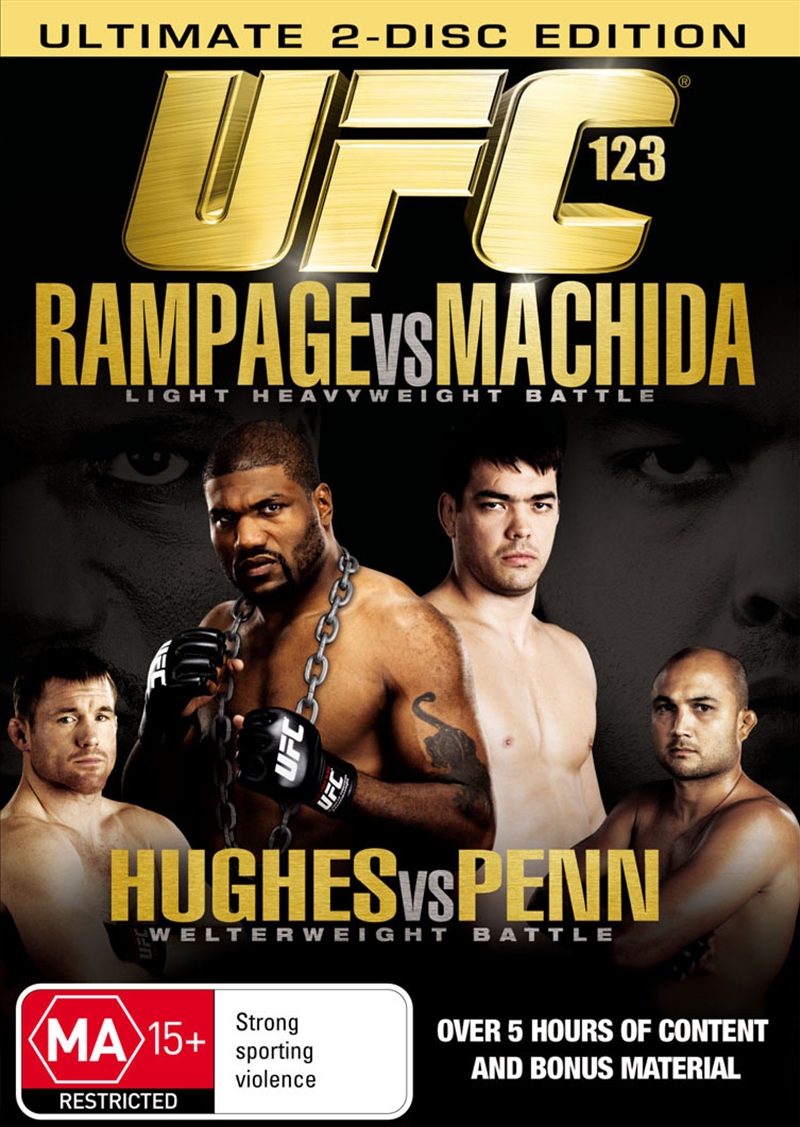 Buy UFC 123: Rampage Vs Machida DVD Online | Sanity