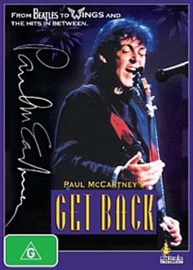 Buy Paul McCartney's Get Back Online | Sanity
