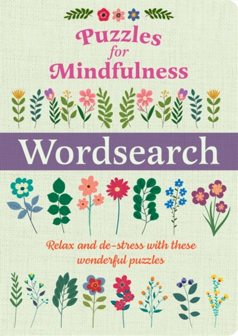 Buy Puzzles for Mindfulness Wordsearch : Over 120 Puzzles Online | Sanity