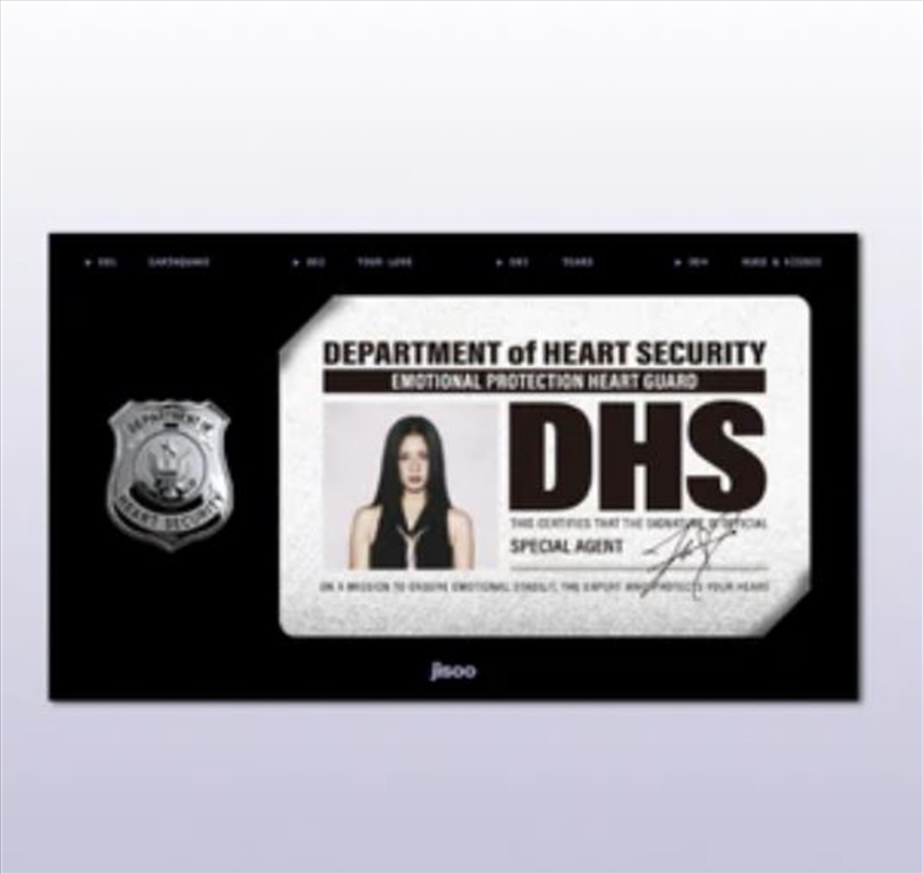 Buy Jisoo - Amortage Pop Up Store Official Md Photo Id + Badge Set Online | Sanity