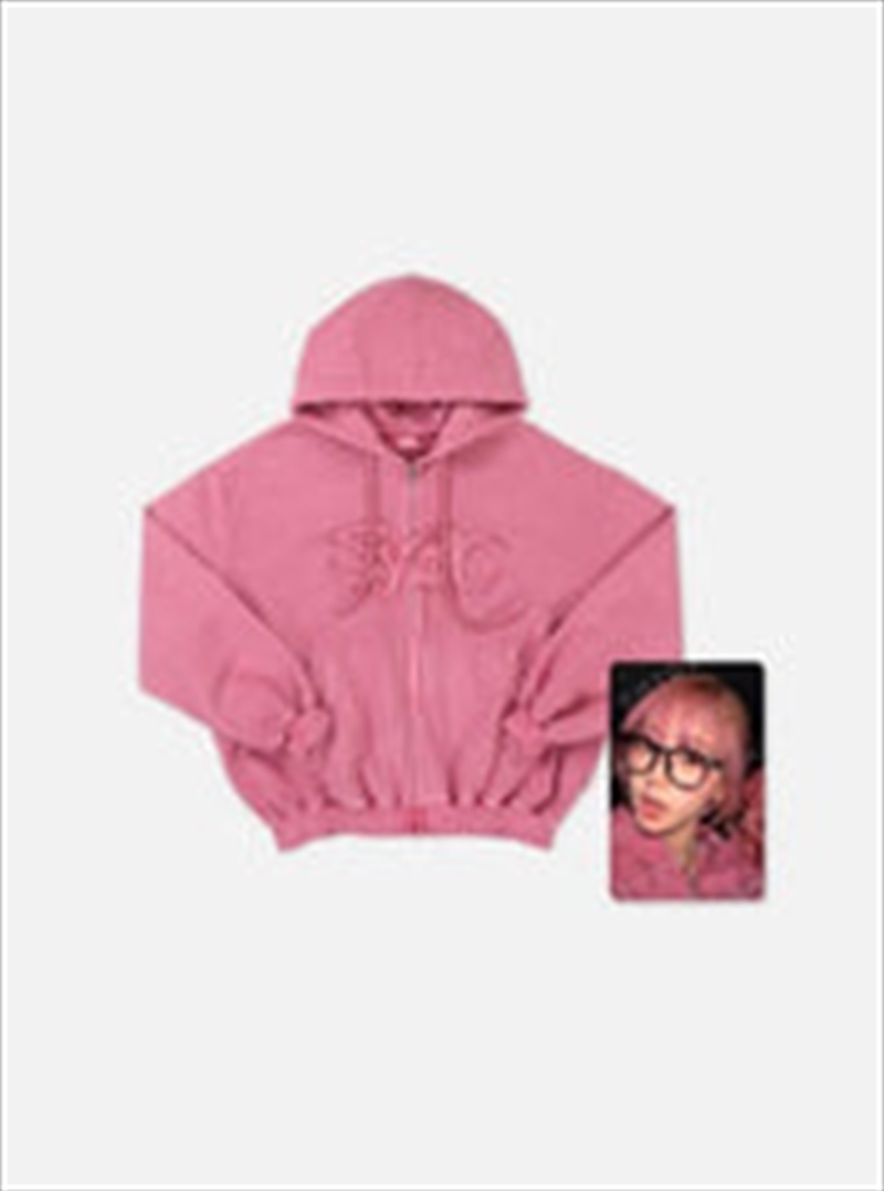 Buy Aespa - 2024-25 Aespa Live Tour-Synk:Parallel Line-Encore Official Md Pink Hoodie Zip-Up Set ...