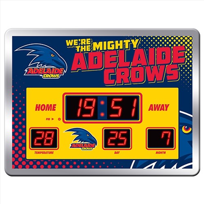 Buy AFL: Adelaide Crows - Led Scoreboard Clock Online | Sanity