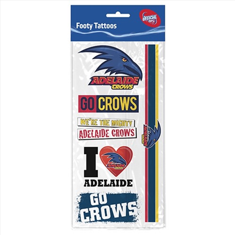 Buy AFL: Adelaide Crows - Tattoo Sheet Online | Sanity