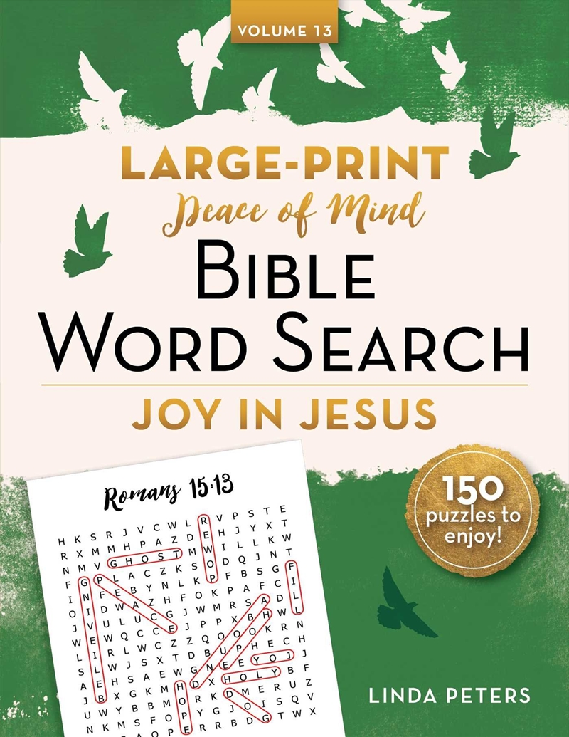 Buy Peace of Mind Bible Word Search: Joy in Jesus Online | Sanity