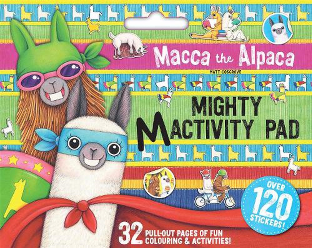 Buy Macca the Alpaca: Mighty Mactivity Pad Online | Sanity