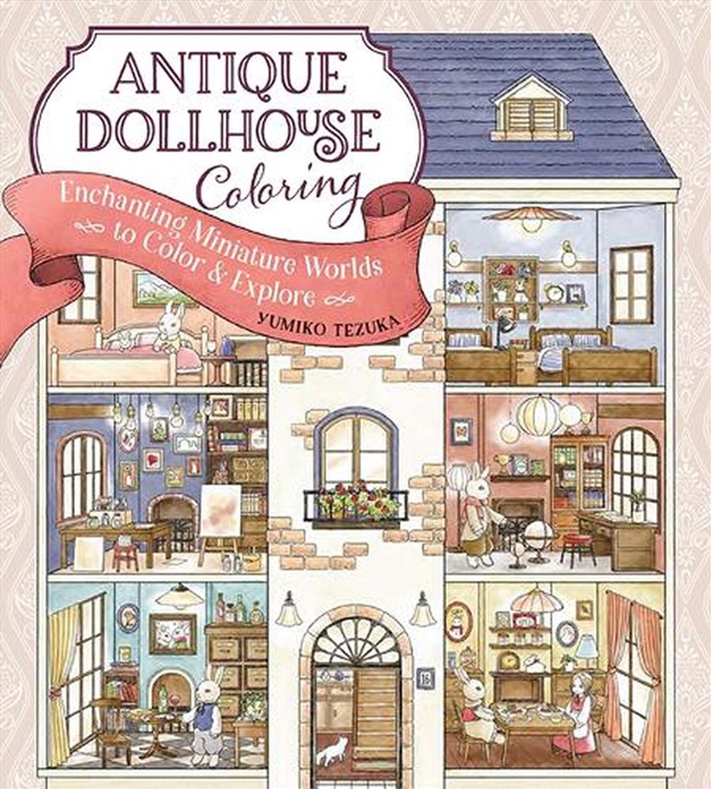 Buy Antique Dollhouse Coloring Online | Sanity