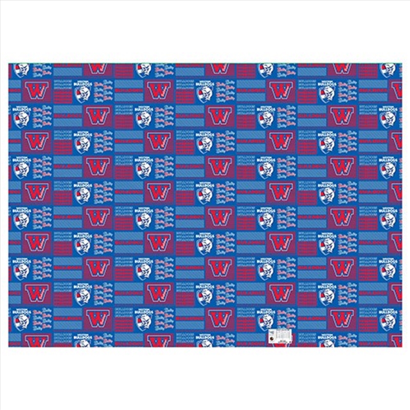 Buy AFL - Western Bulldogs Wrapping Paper Online | Sanity