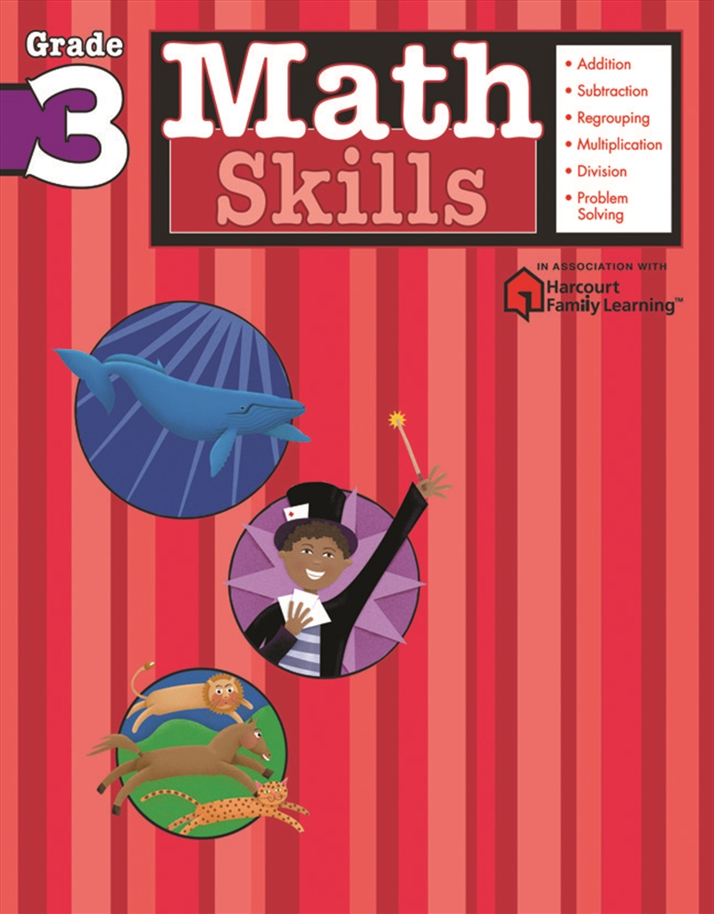 Buy Math Skills: Grade 3 (Flash Kids Harcourt Family Learning Online ...