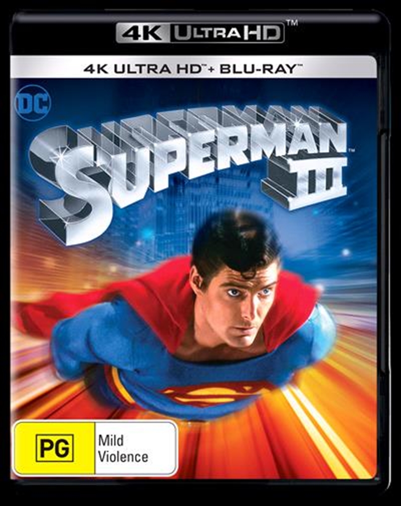 Buy Superman III | Blu-ray + UHD on UHD | Sanity Online