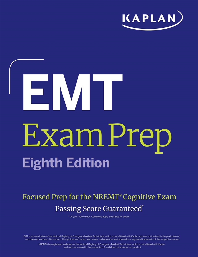 Buy EMT Exam Prep, Eighth Edition: Focused Prep for the NREMT Cognitive ...