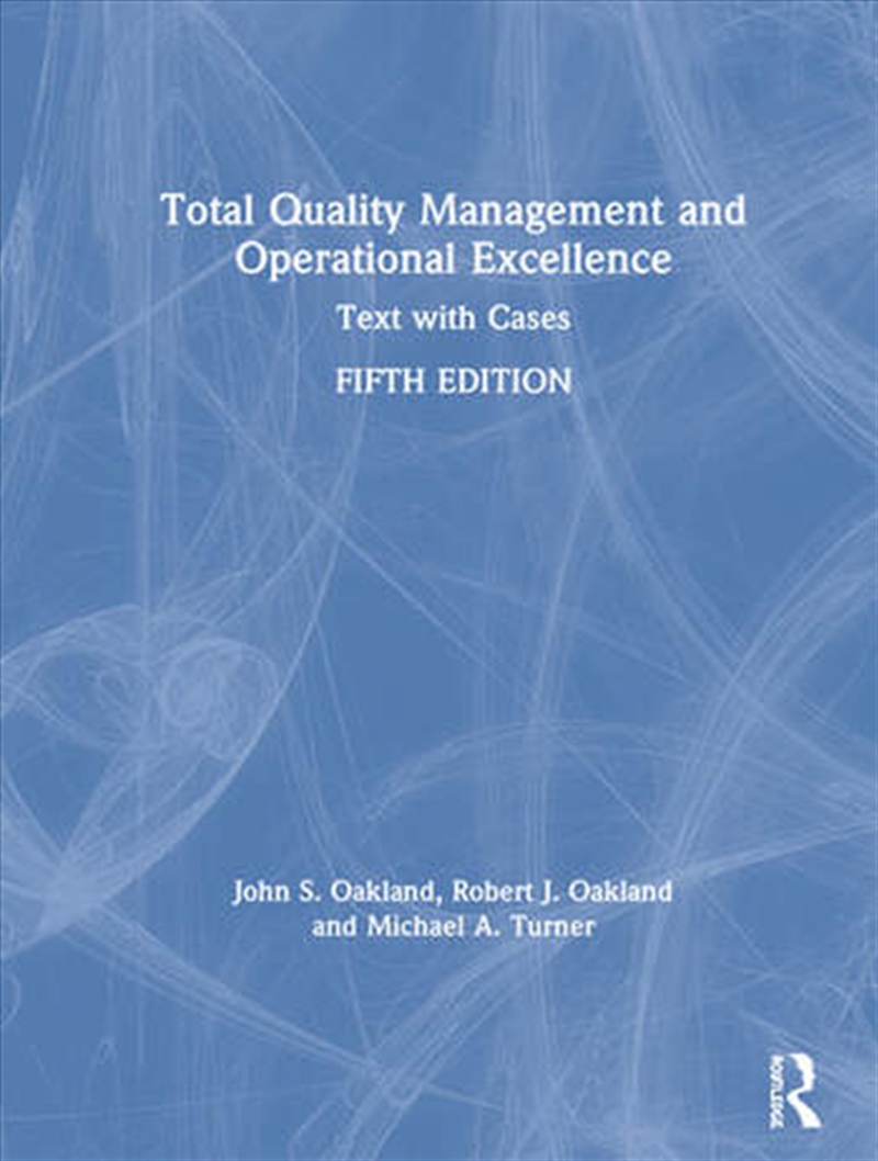 Buy Total Quality Management and Operational Excellence Online | Sanity