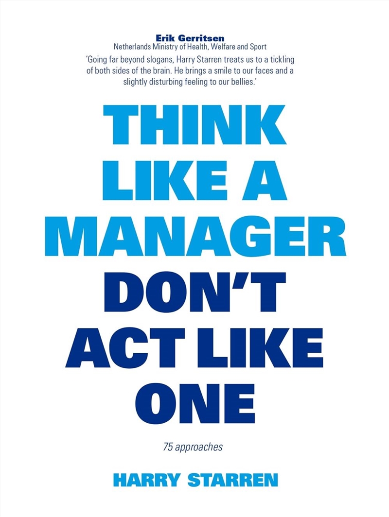 Buy Think Like a Manager Online | Sanity