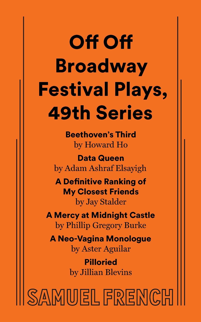 Buy Off Off Broadway Festival Plays, 49th Series Online | Sanity