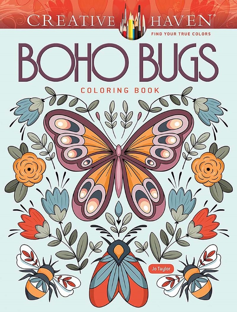 Buy Creative Haven Boho Bugs Coloring Book Online | Sanity