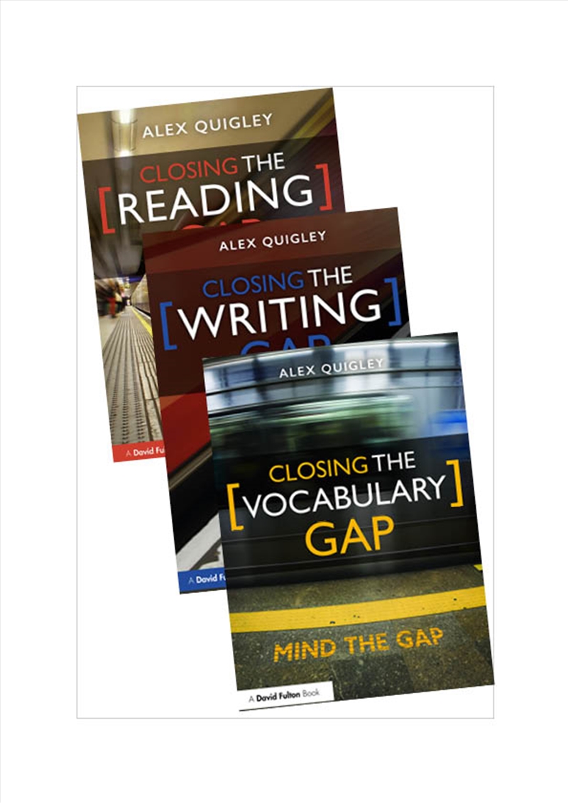 Buy Alex Quigley Closing The Gap 3 Book Bundle Online | Sanity