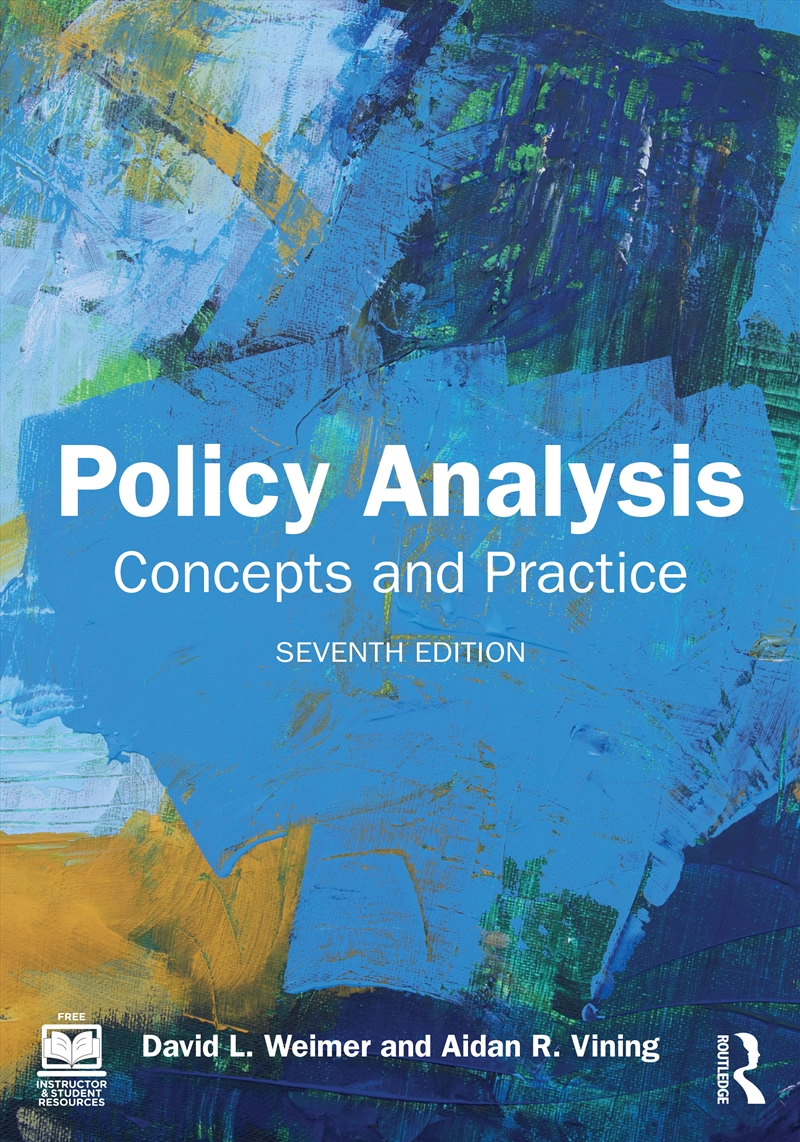 Buy Policy Analysis Concepts And Practice Online | Sanity