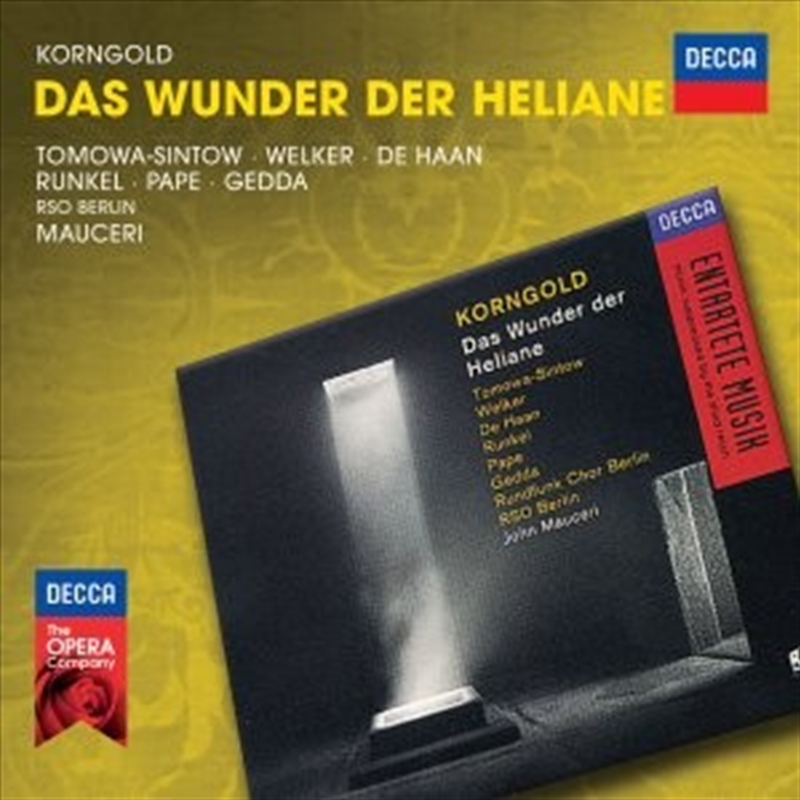 Buy Korngold: Das Wunder Der Heliane Online | Sanity