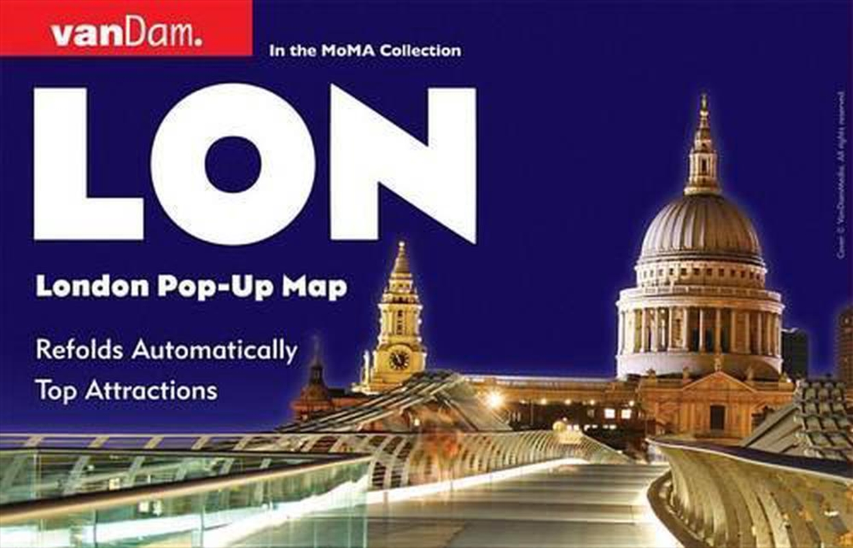 Buy London Pop-Up Map By Vandam Online | Sanity