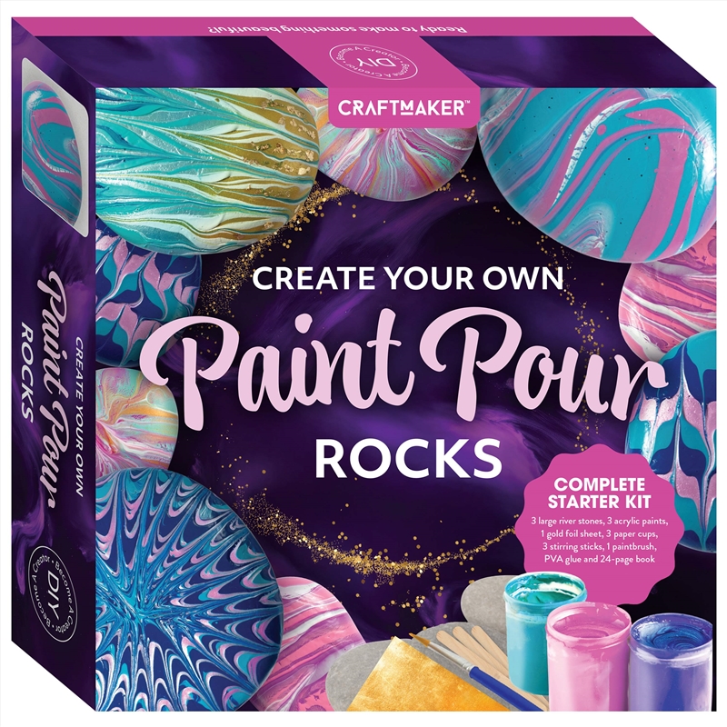 Buy Create Your Own Paint Pour Rocks Online | Sanity