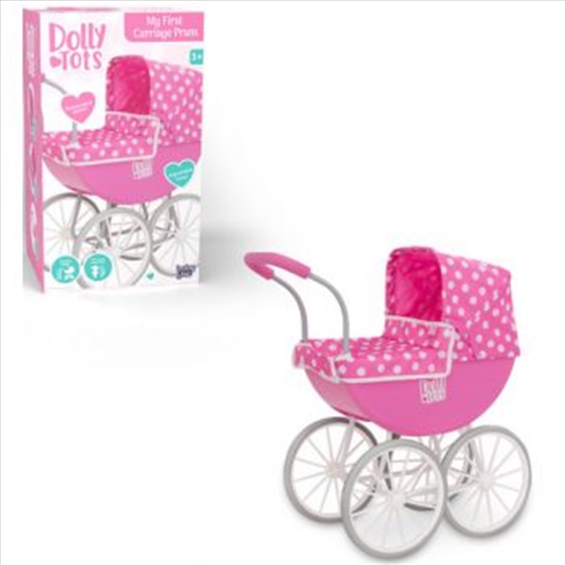 Buy Dolly Tots My First Doll Carriage Pram Online | Sanity