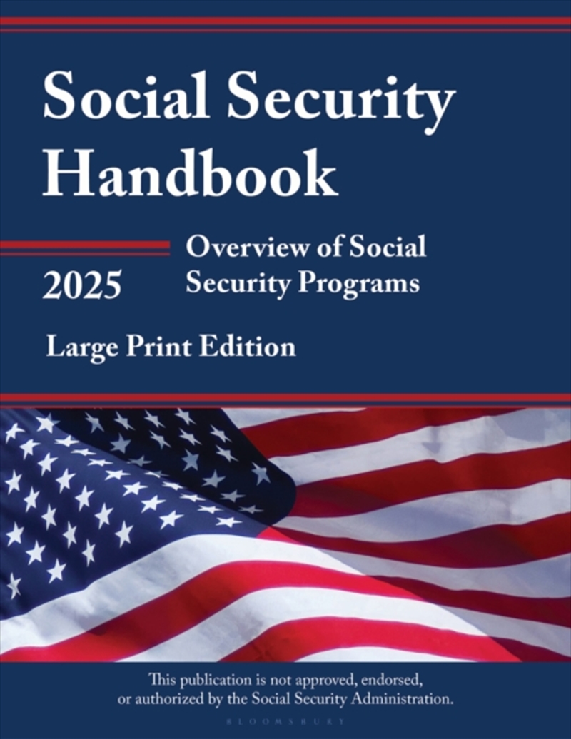 Buy Bernan Press - Social Security Handbook 2025 : Overview Of Social ...