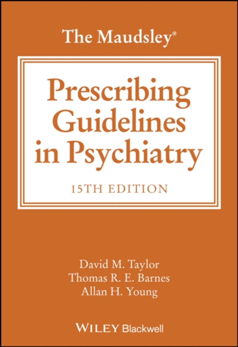 Buy The Maudsley Prescribing Guidelines In Psychiatry Online | Sanity