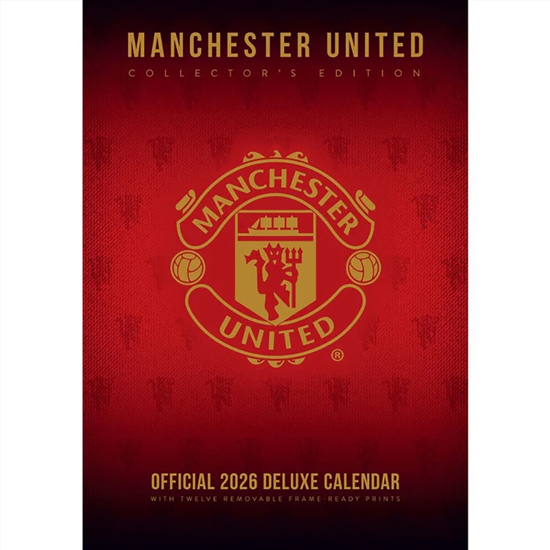 Manchester United FC 2026 A3 Deluxe Calendar | Sanity