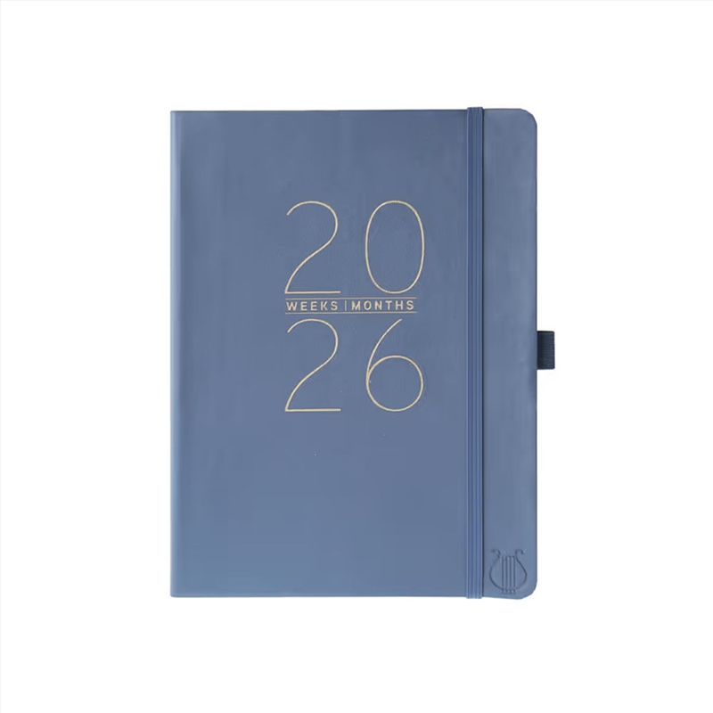 Buy Classic Blue 6x8 Vegan Leather 2026 Planner Calendar Online | Sanity