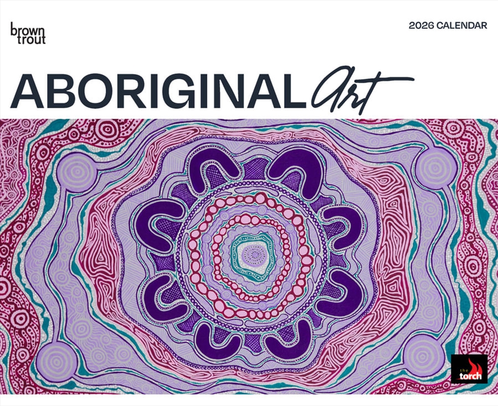Aboriginal Art 2026 Horizontal Calendar | Sanity