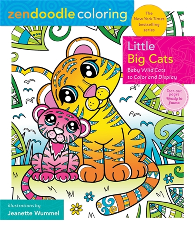 Buy Zendoodle Coloring: Little Big Cats Online | Sanity