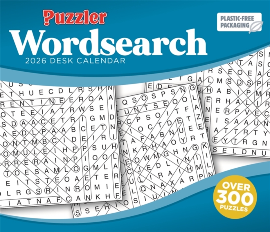 Word Search Puzzler Box Calendar 2026 | Sanity