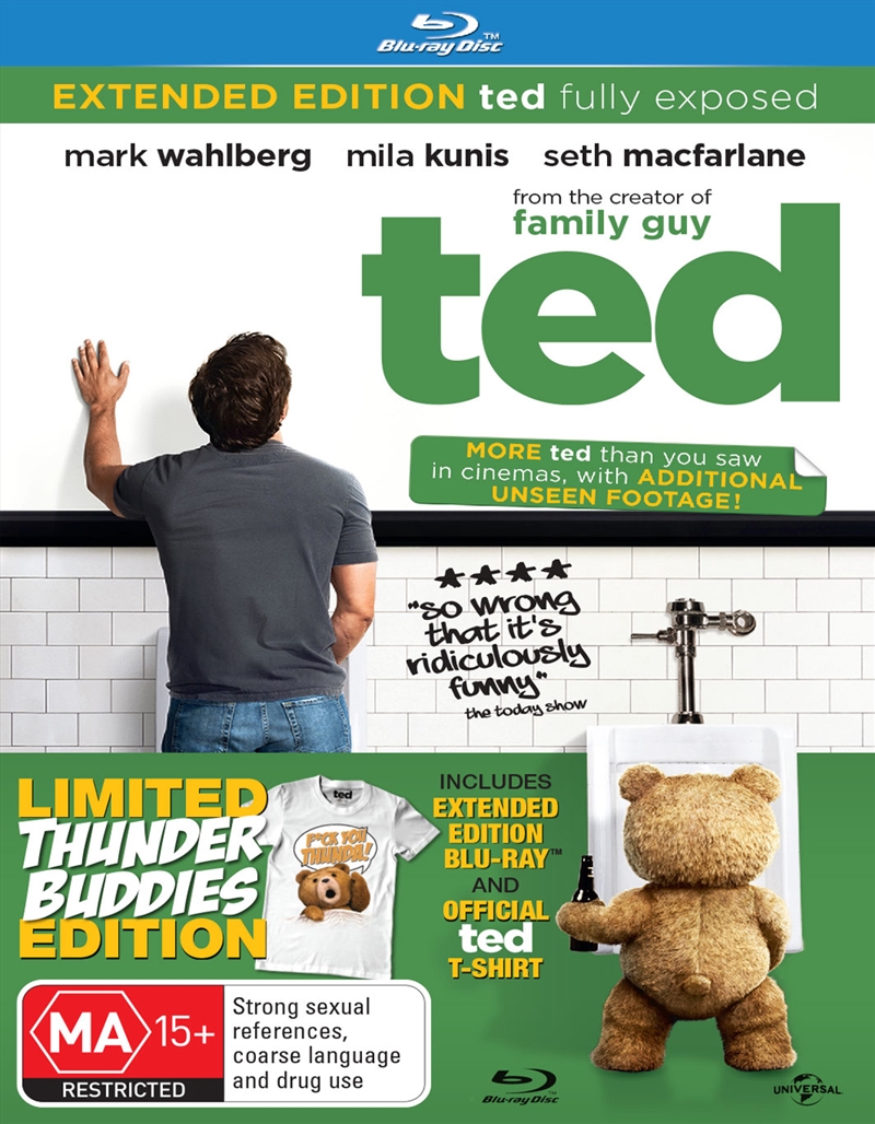 Buy Ted: Thunder Buddies Edition BLU-RAY Online | Sanity