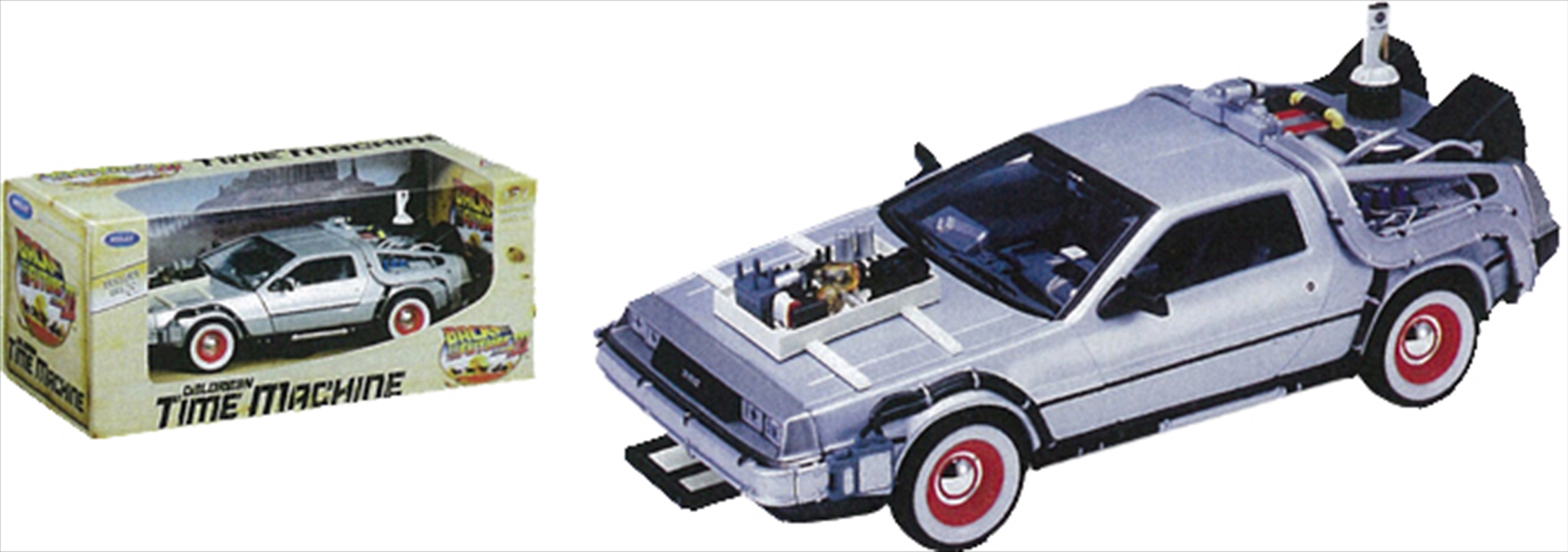 Back To The Future: 1:24 Scale Die Cast Delorean - Back to the Future 3 ...