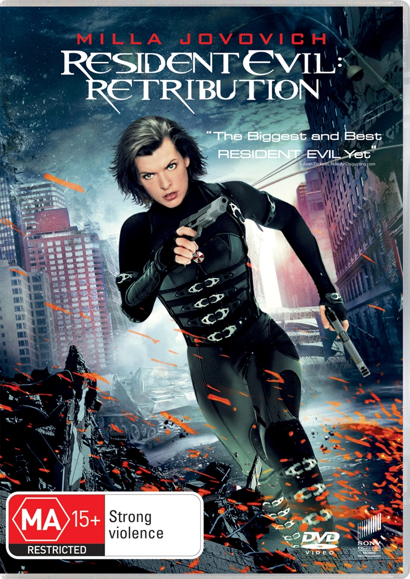 Resident Evil: Retribution (EXCLUSIVE ARTWORK) Action, DVD | Sanity