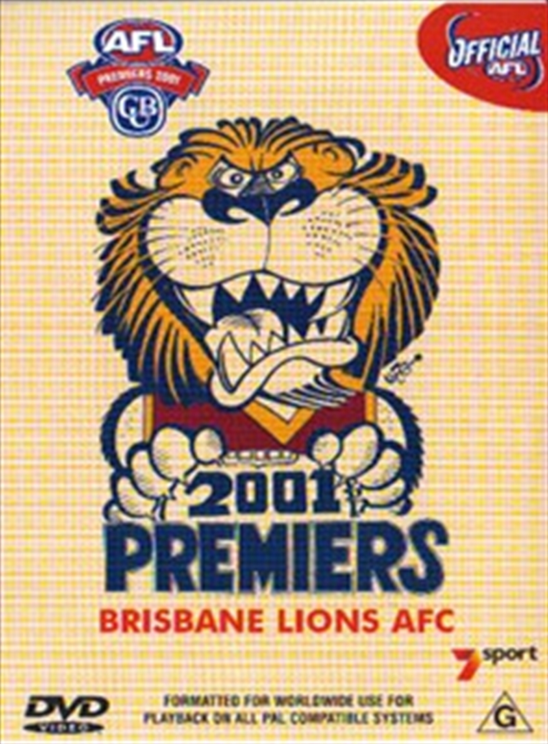 Buy 2001 AFL Premiers - Brisbane Lions DVD Online | Sanity