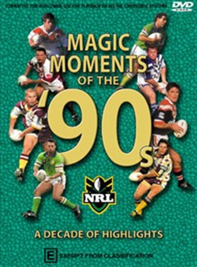 Buy NRL: Magic Moments of The Nineties DVD Online | Sanity