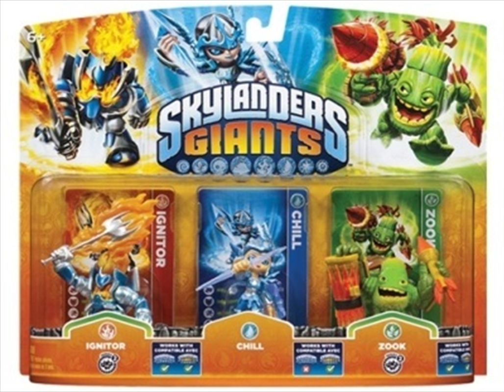 Buy Skylanders Giants - Triple Pack 2 Online | Sanity