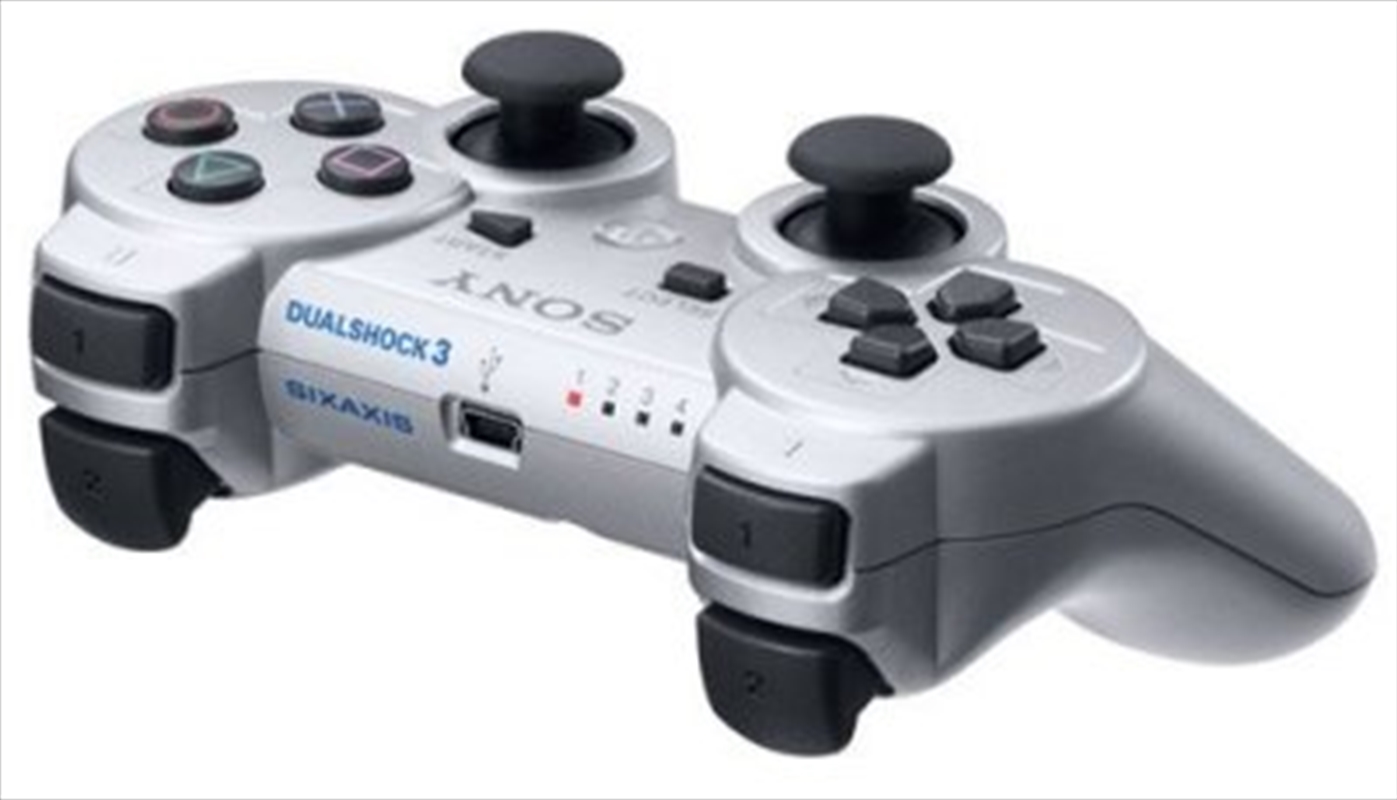 Buy Genuine Wireless Dualshock 3 Controller Metallic Grey Online | Sanity