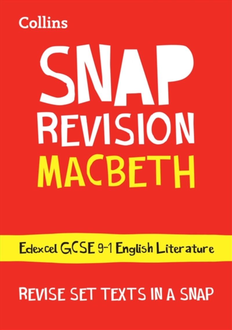Buy Macbeth: Edexcel Gcse 9-1 English Literature Text Guide : Ideal For ...