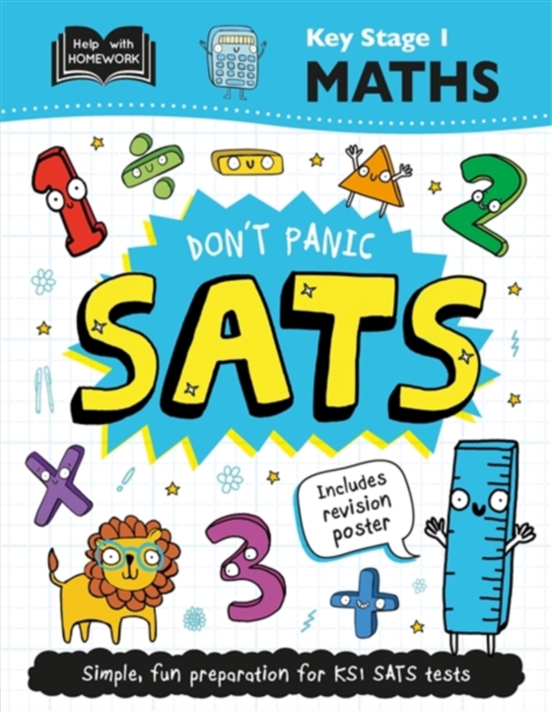 Igloo Books - Key Stage 1 Maths: Don't Panic Sats - 9781838526696 | Sanity