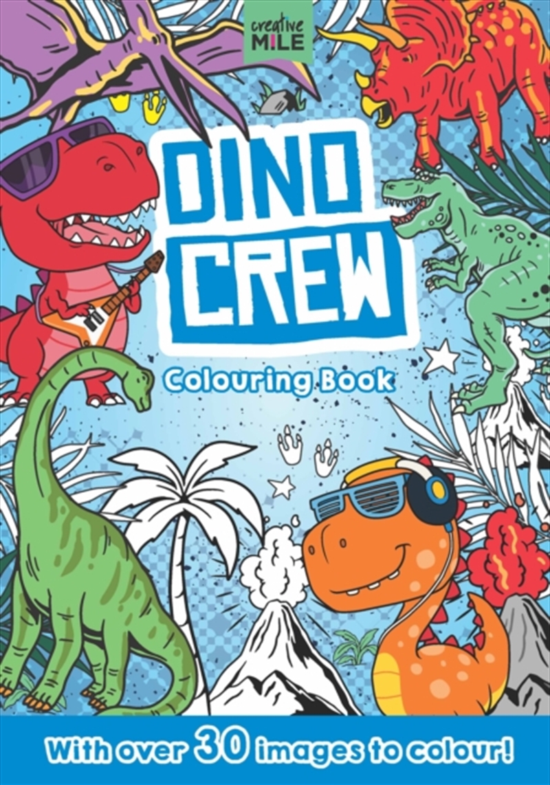 Buy Dino Crew Colouring Book Online | Sanity
