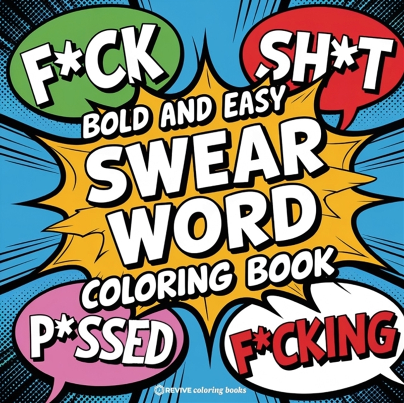 Revive Coloring Book - Bold and Easy Swear Word Coloring Book for ...