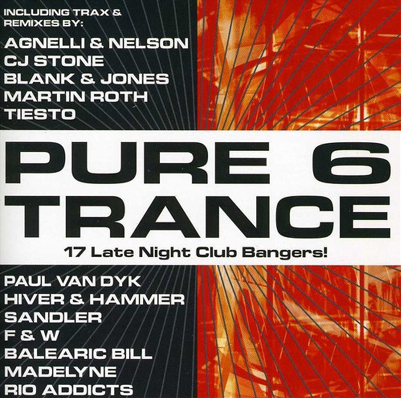 Buy Pure Trance: Vol 6 Online | Sanity
