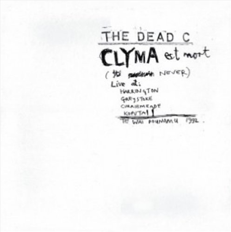 Buy Clyma Est Mort & Tentative Power Online | Sanity