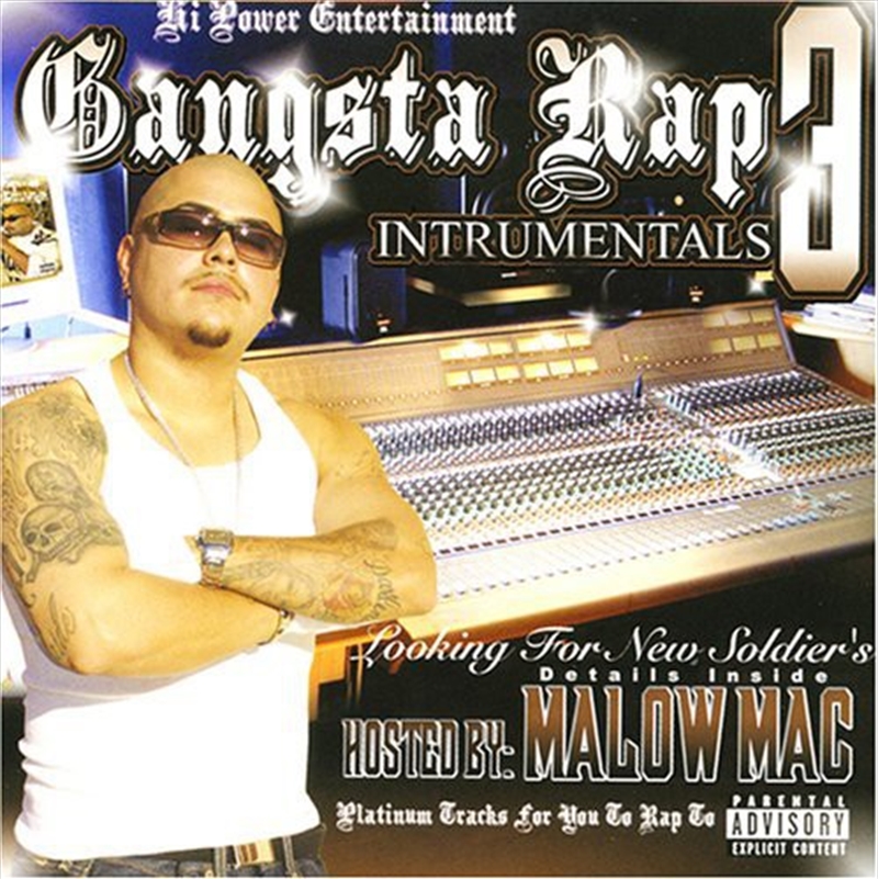 Buy Various - Gangsta Rap Instrumentals: Part 3 on CD | On Sale Now ...