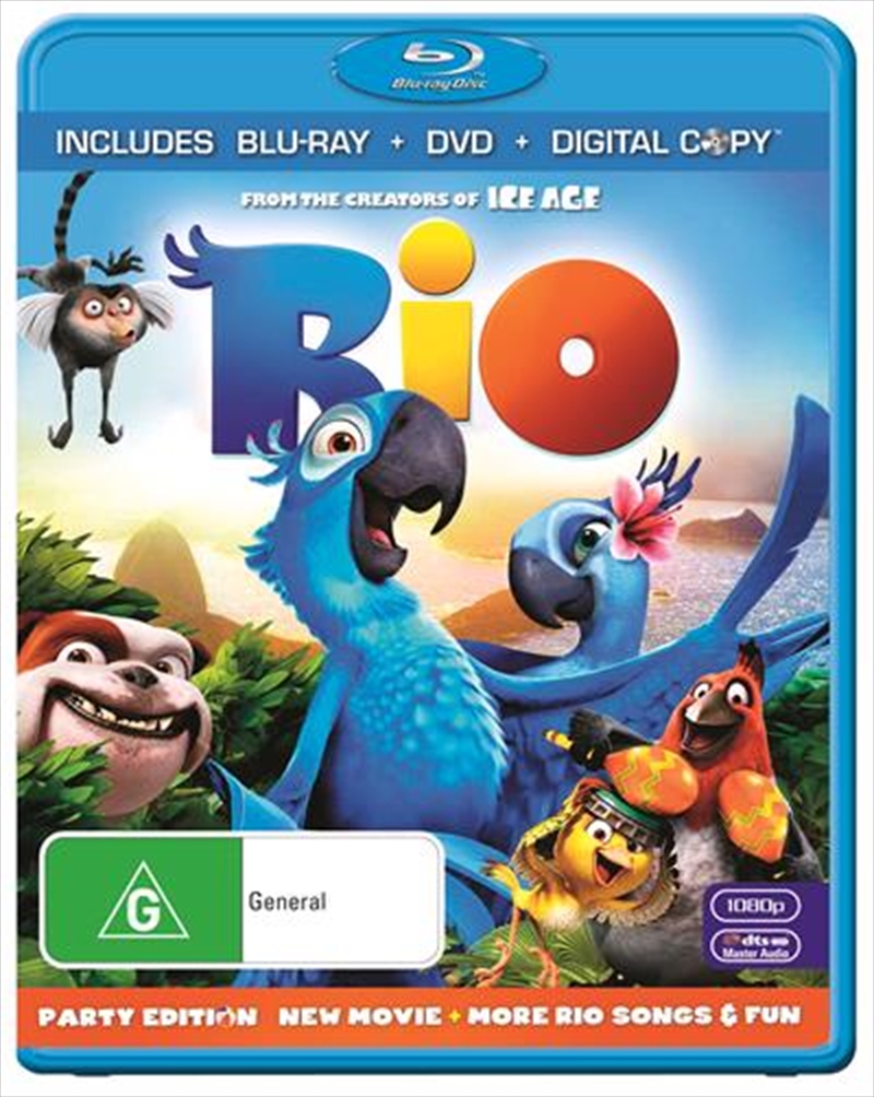 Buy Rio BLU-RAY/DVD Online | Sanity