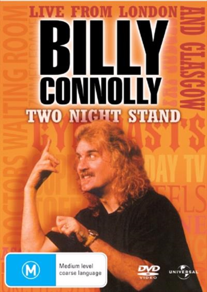 Billy Connolly - Two Night Stand DVD | Sanity