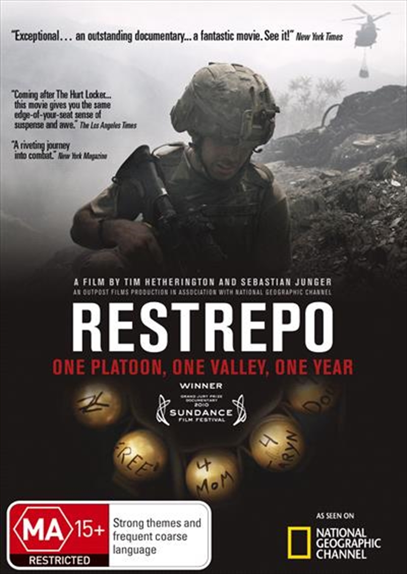 Buy Restrepo on DVD | Sanity