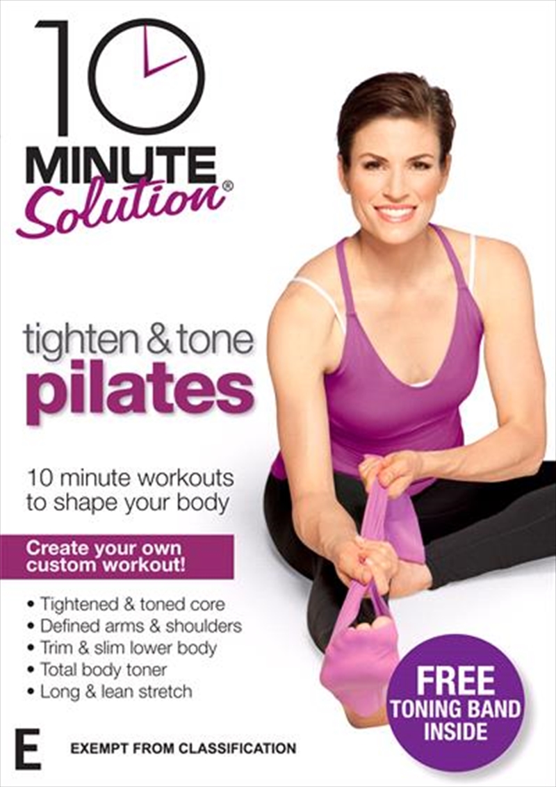 Buy 10 Minute Solution: Tighten and Tone Pilates With Band DVD Online ...
