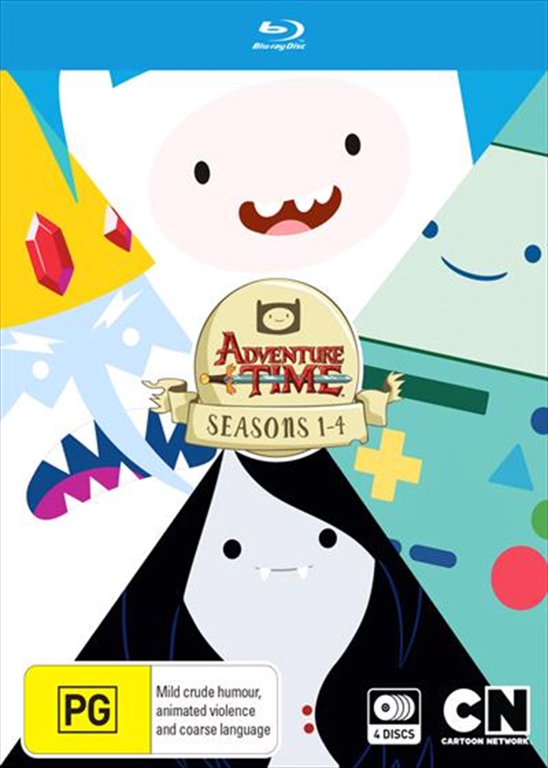 Buy Adventure Time - Season 1-4 Boxset BLU-RAY Online | Sanity